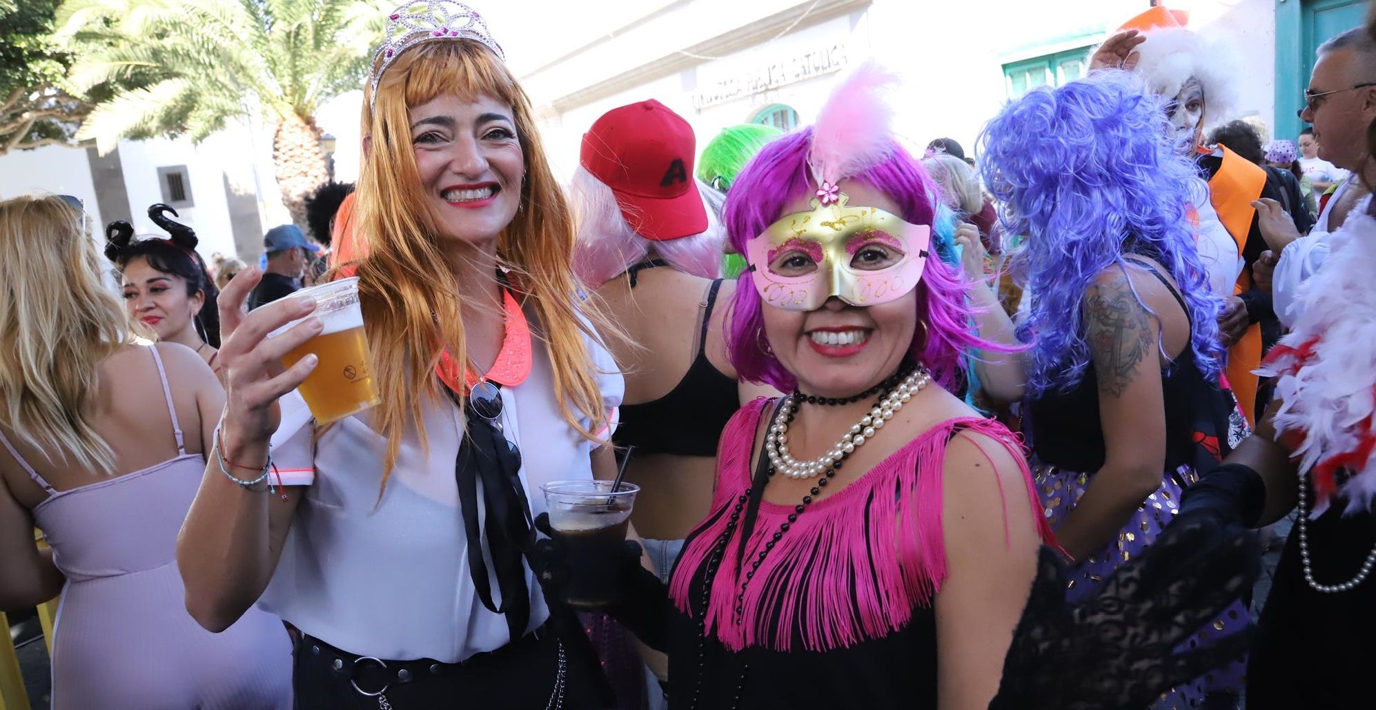 The masquerades return to Arrecife with the Day Carnival