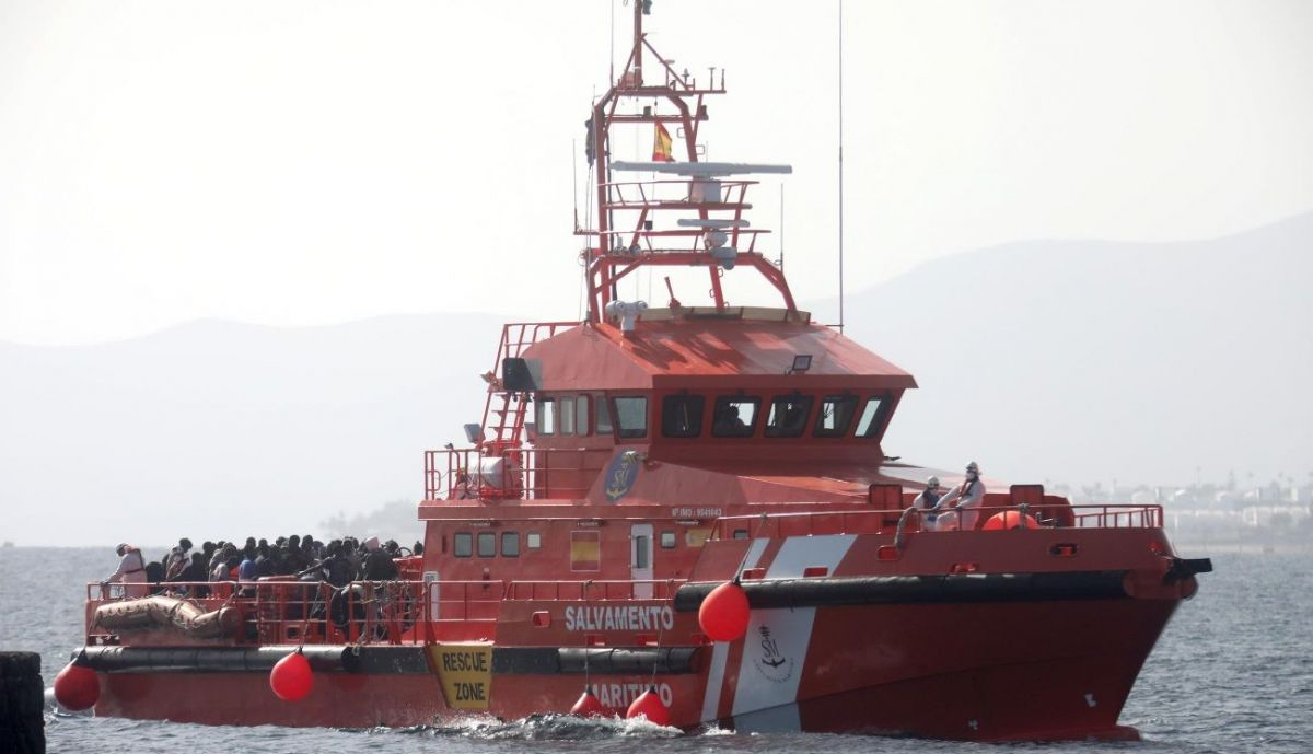 Interceptada una patera al norte de Lanzarote