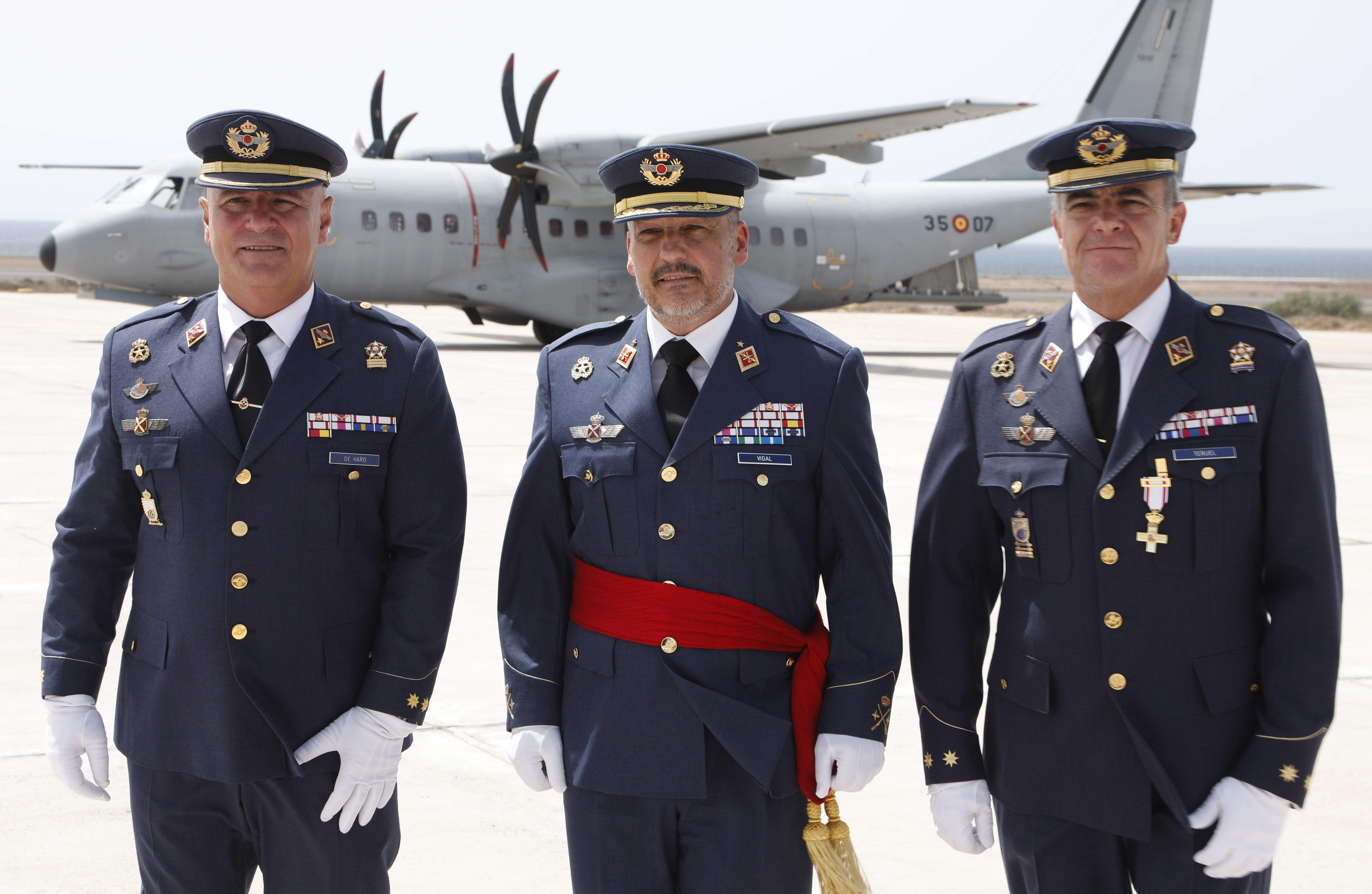 El coronel Rafael de Haro toma posesión como jefe del aeródromo militar de Lanzarote