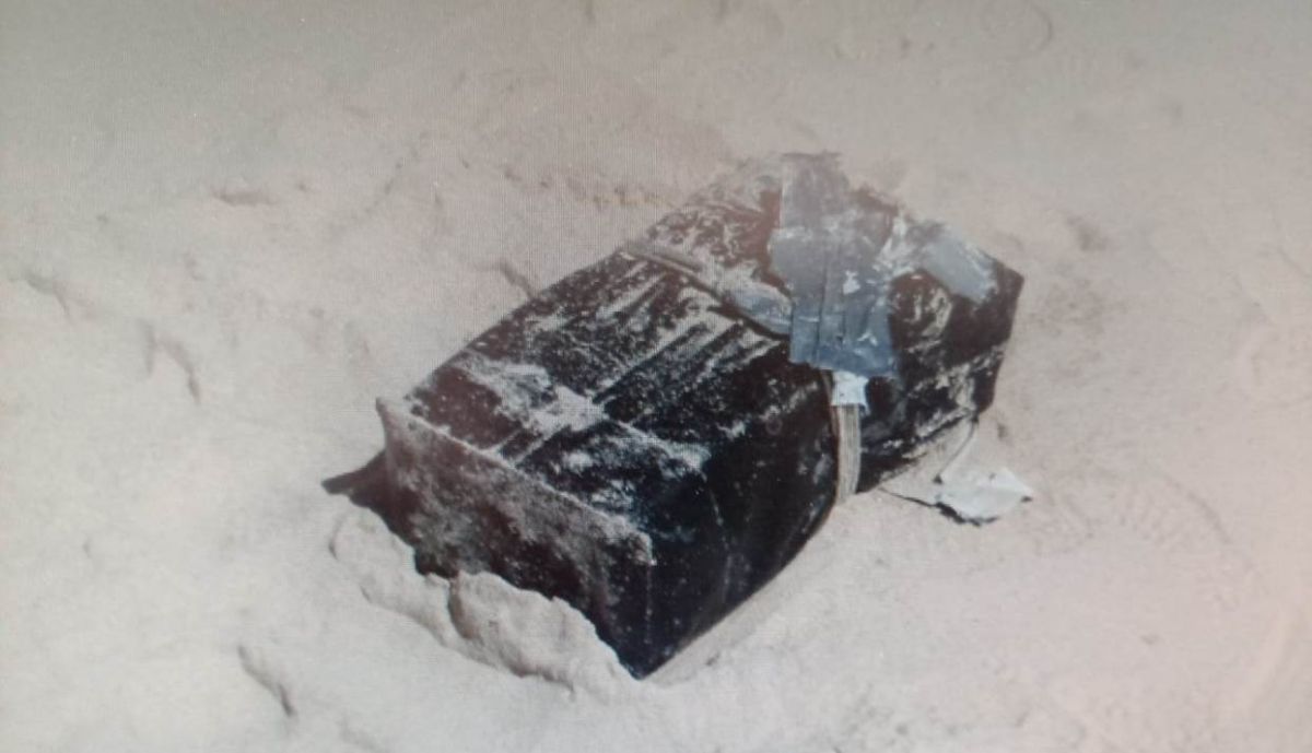 El fardo de droga encontrado en La Graciosa contenía 27 kilos de hachís