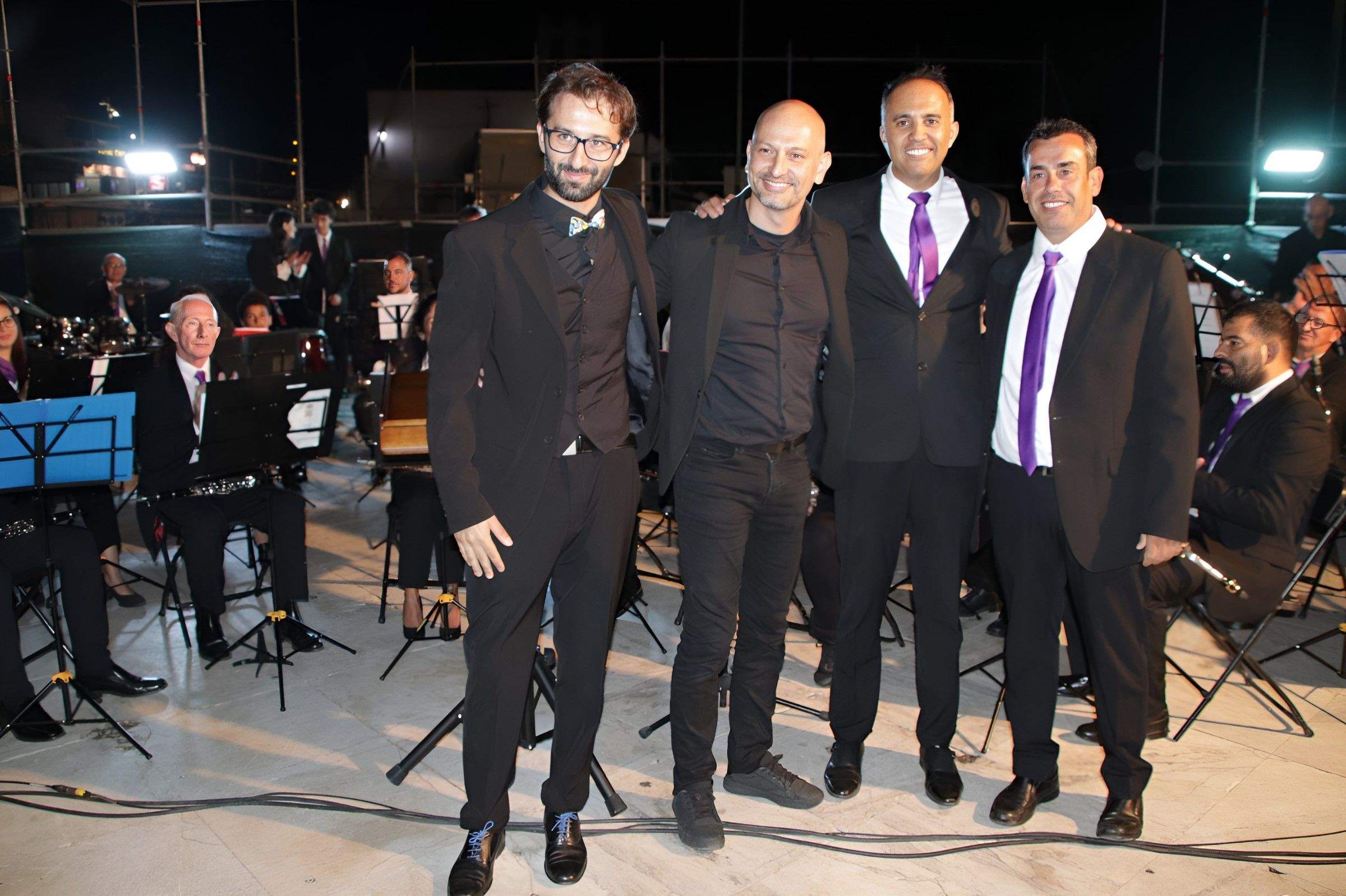 Cuatro agrupaciones de Lanzarote celebran los 25 años de la Banda de Yaiza