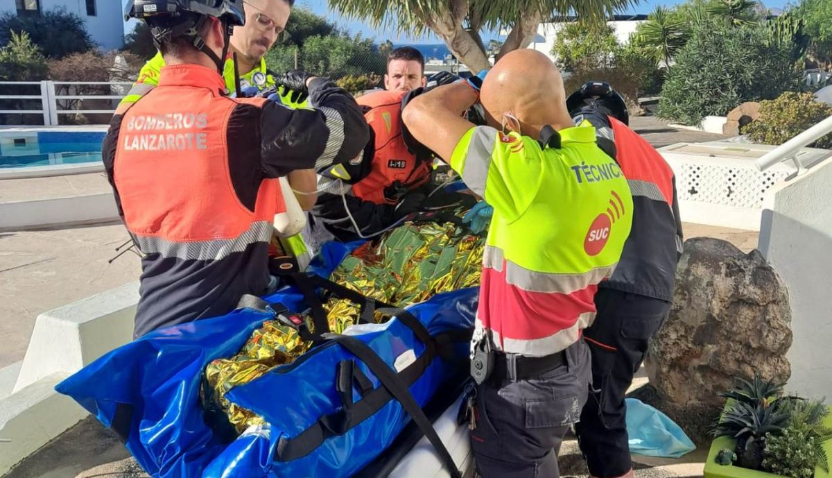 Rescatan a una anciana que llevaba varios días caída en su casa de Tías