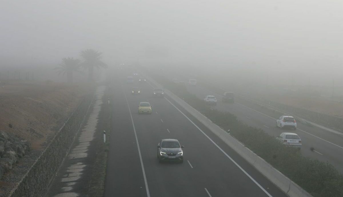 Lanzarote dawns again with fog