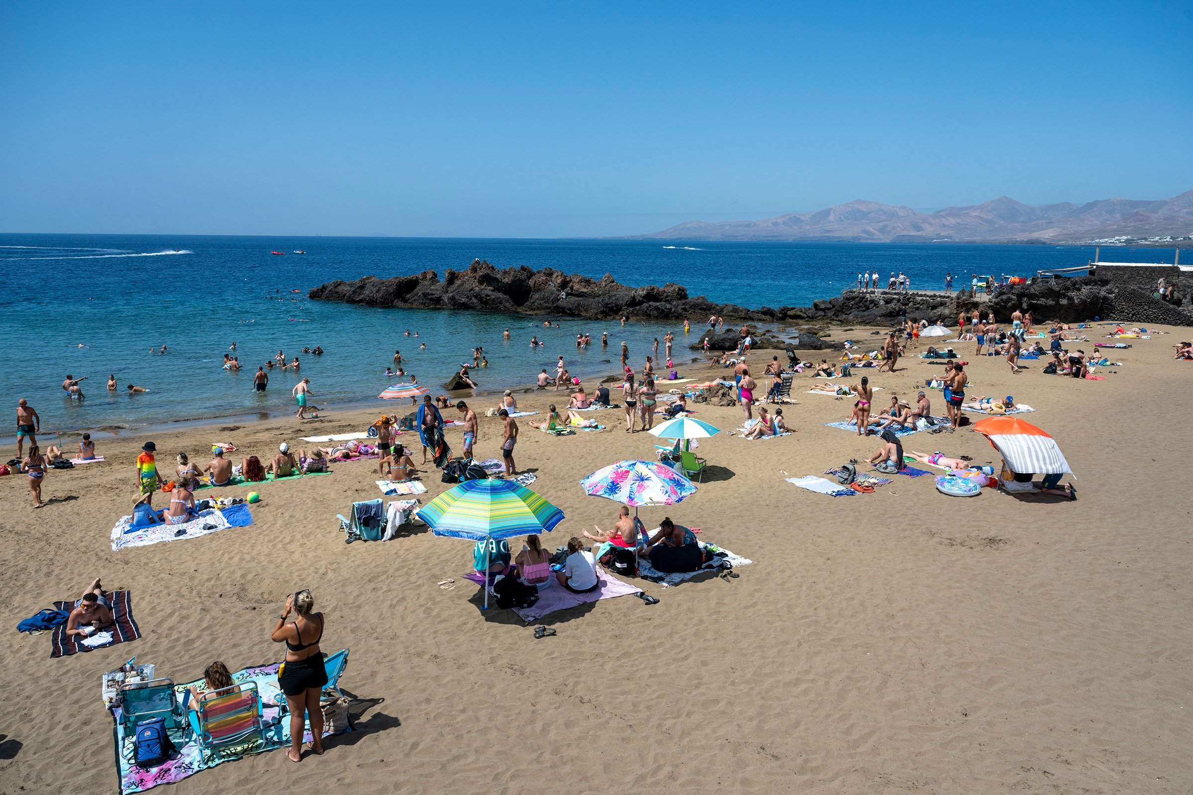 Lanzarote recorded the second highest temperature in the Canary Islands in August