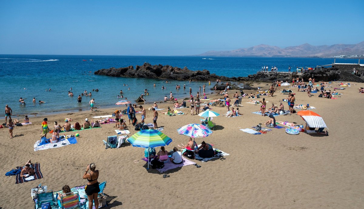 Lanzarote recorded the second highest temperature in the Canary Islands ...