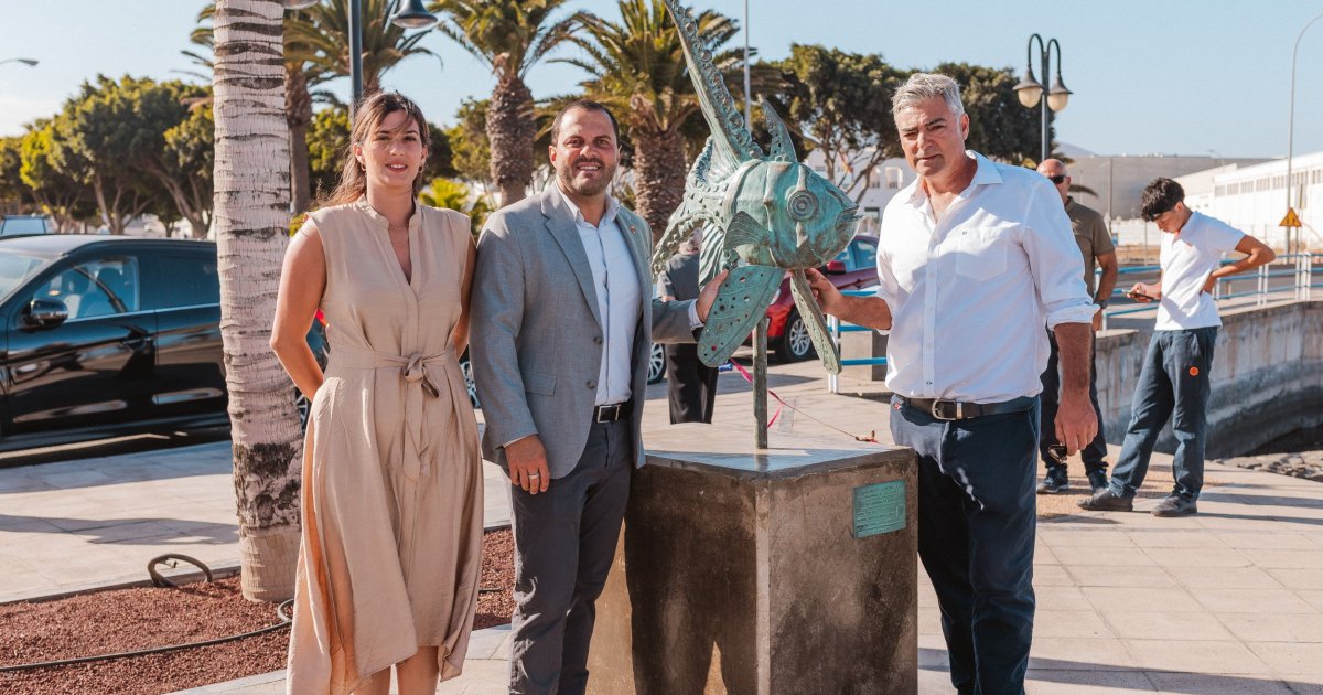 Arrecife instala seis esculturas inspiradas en especies marinas de ...